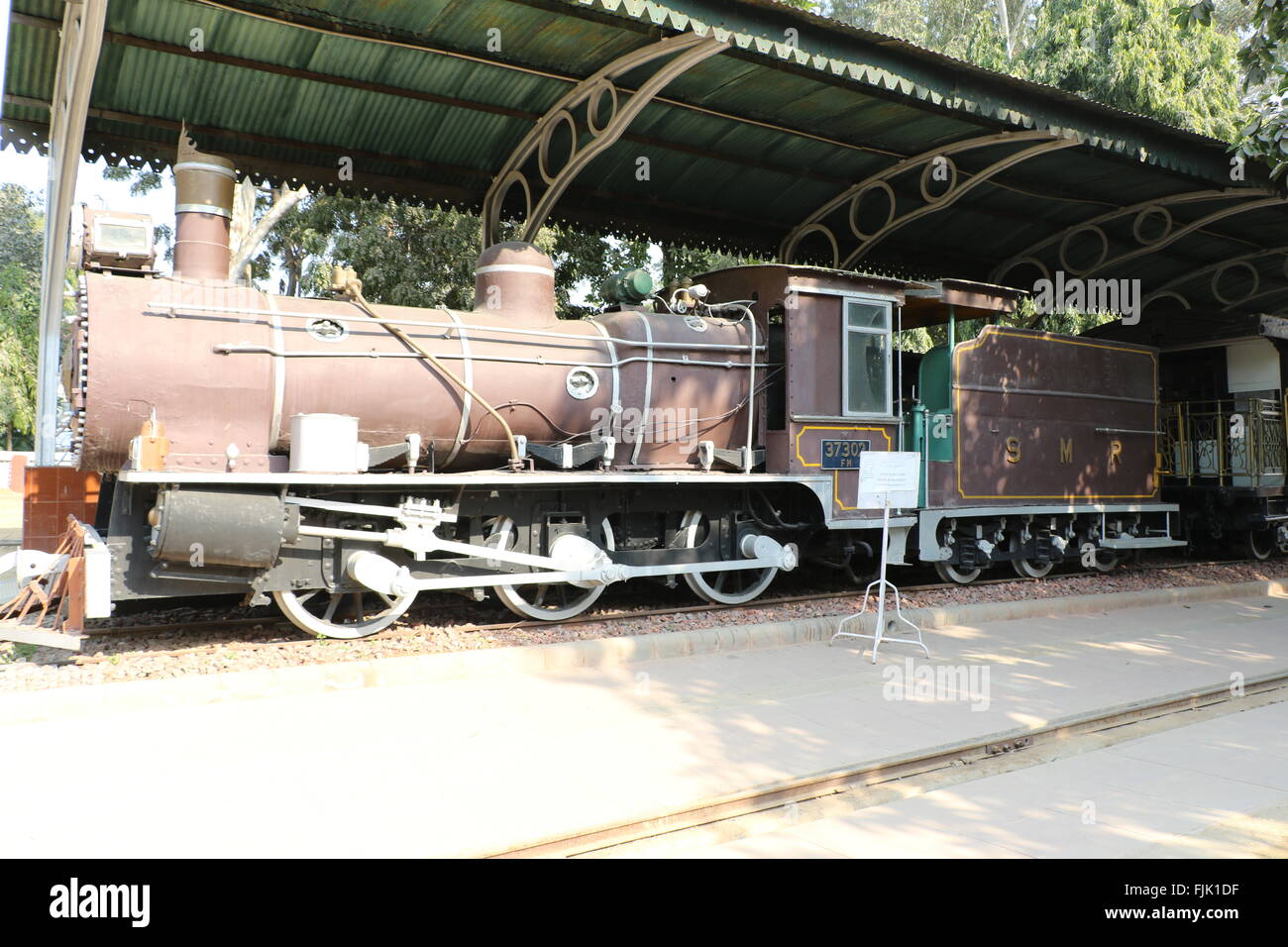 Antique rail engine, National Rail Museum, New Delhi Stock Photo - Alamy