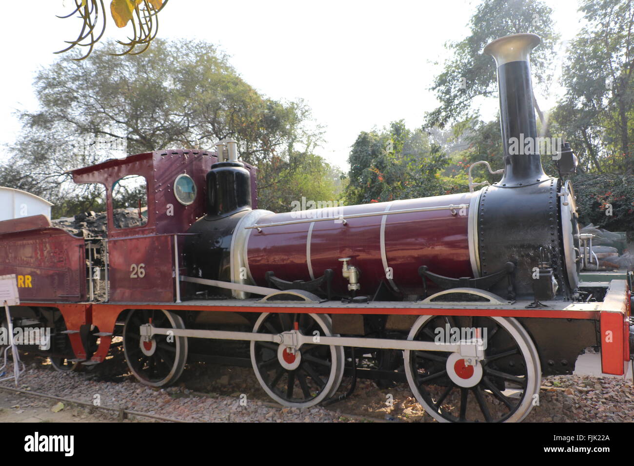 Steam locomotive indian rail museum hi-res stock photography and images ...