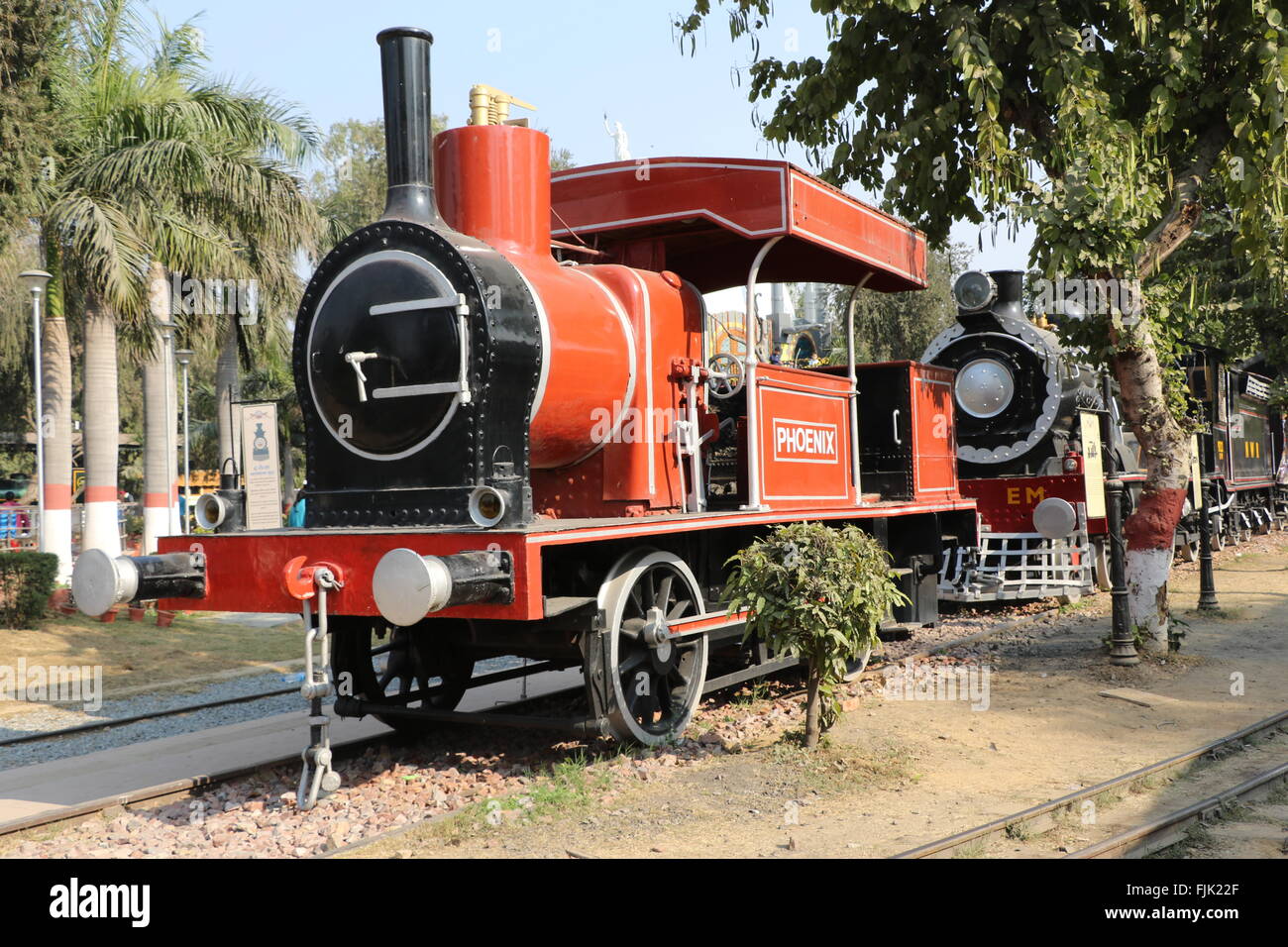 Antique rail engine, National Rail Museum, New Delhi Stock Photo - Alamy