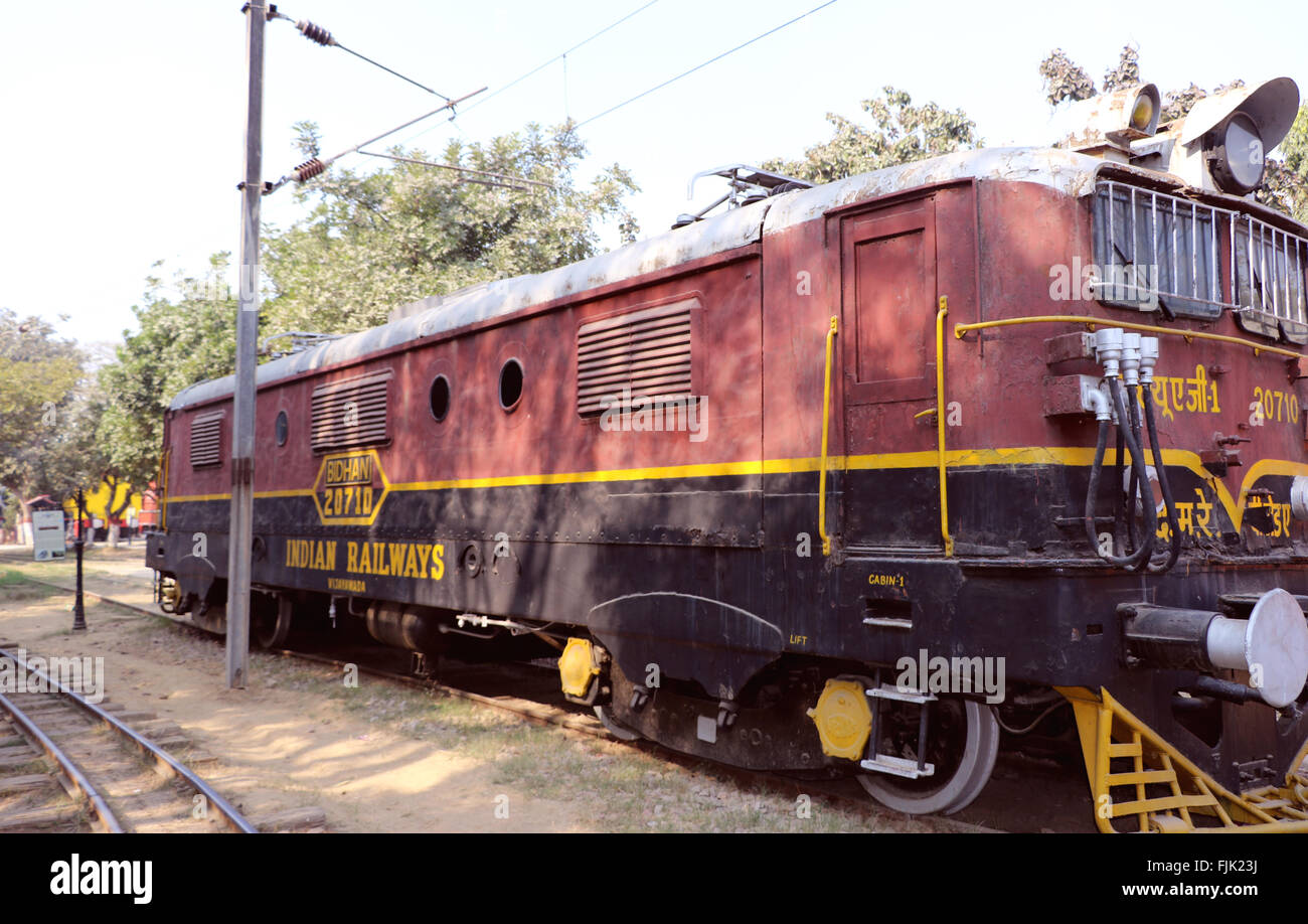Antique rail engine, National Rail Museum, New Delhi Stock Photo - Alamy