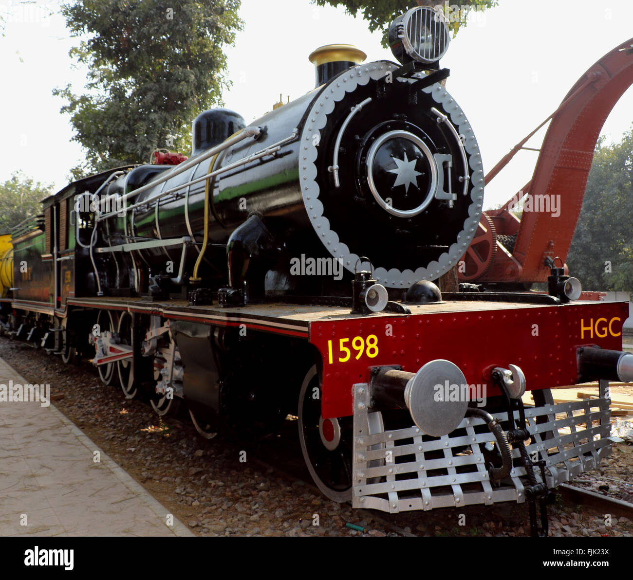 Steam locomotive indian rail museum hi-res stock photography and images ...