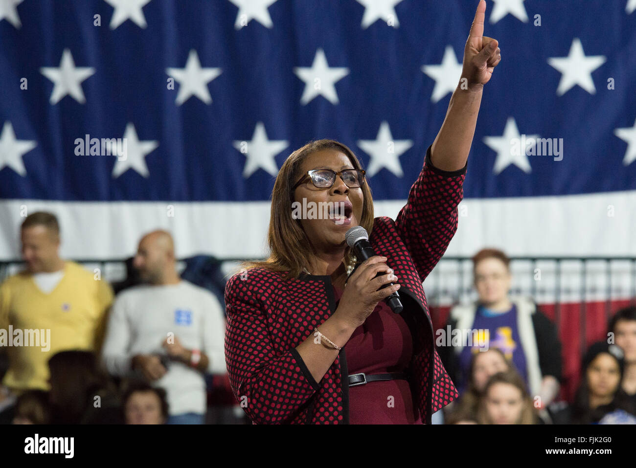 New York, United States. 02nd Mar, 2016. NYC Public Advocate Letitia ...