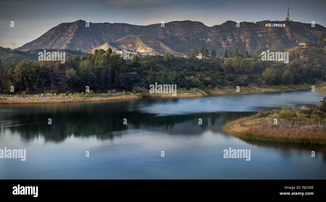 Mulholland dam hollywood reservoir hi-res stock photography and images ...