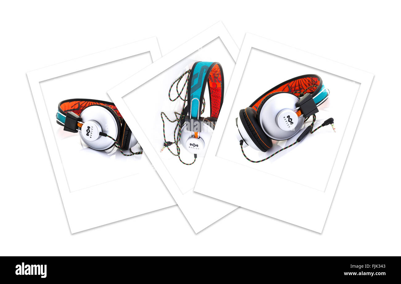 Print headphones Cut Out Stock Images & Pictures - Alamy