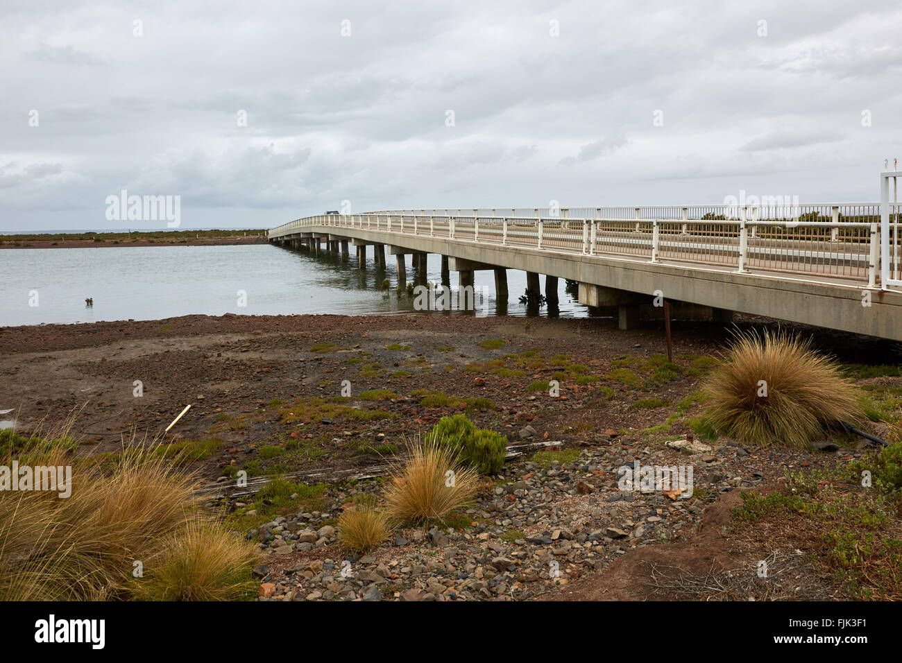 Churchill Island Bridge Stock Photo - Alamy