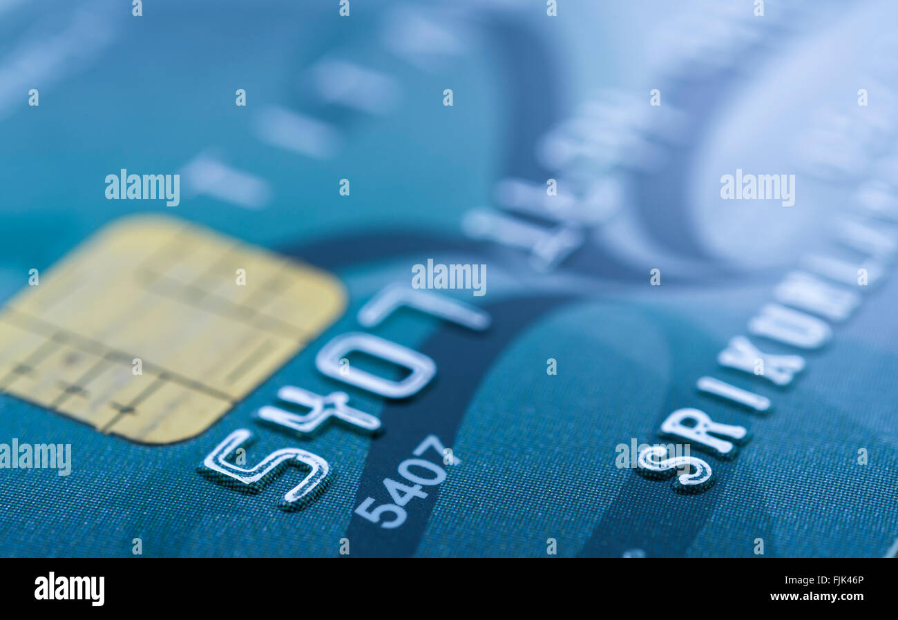 Blue bank card hi-res stock photography and images - Alamy