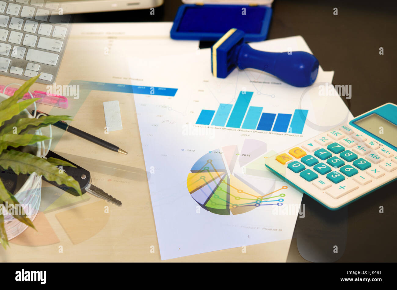 finance charts and graphs, finance investment business concept Stock ...
