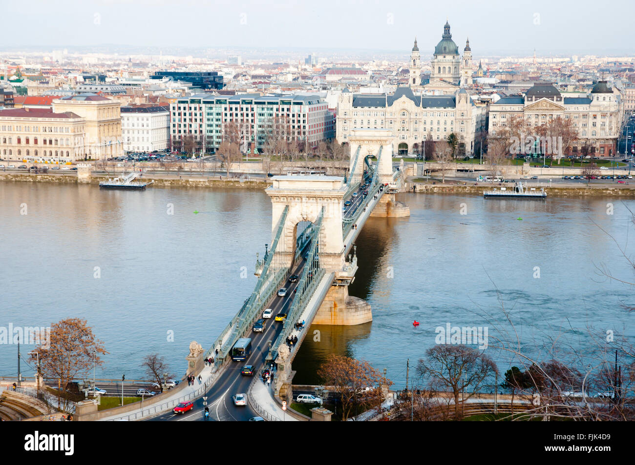 Chain Bridge - Budapest - Hungary Stock Photo - Alamy
