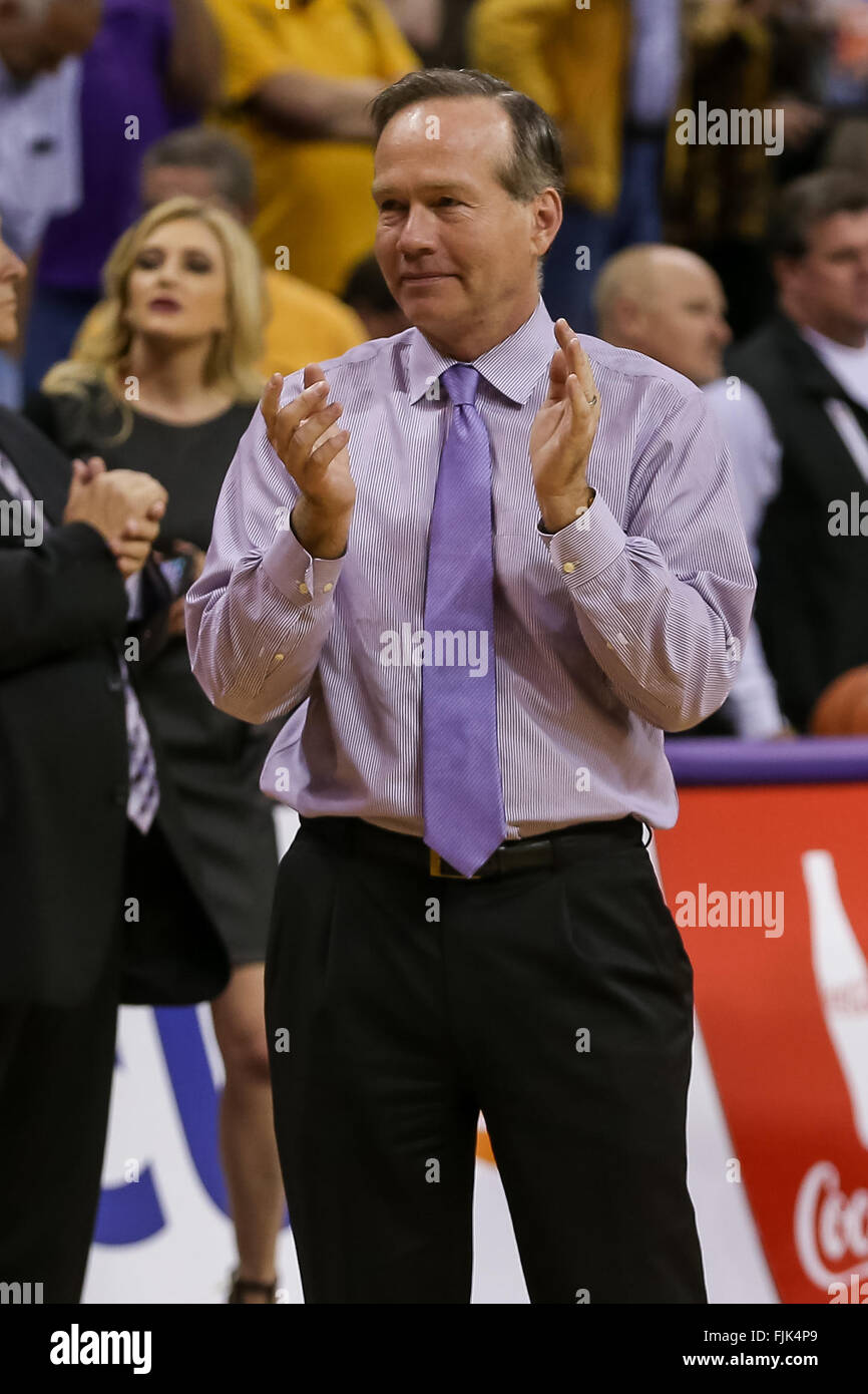 Baton Rouge, LA, USA. 01st Mar, 2016. LSU Tigers president F. King ...