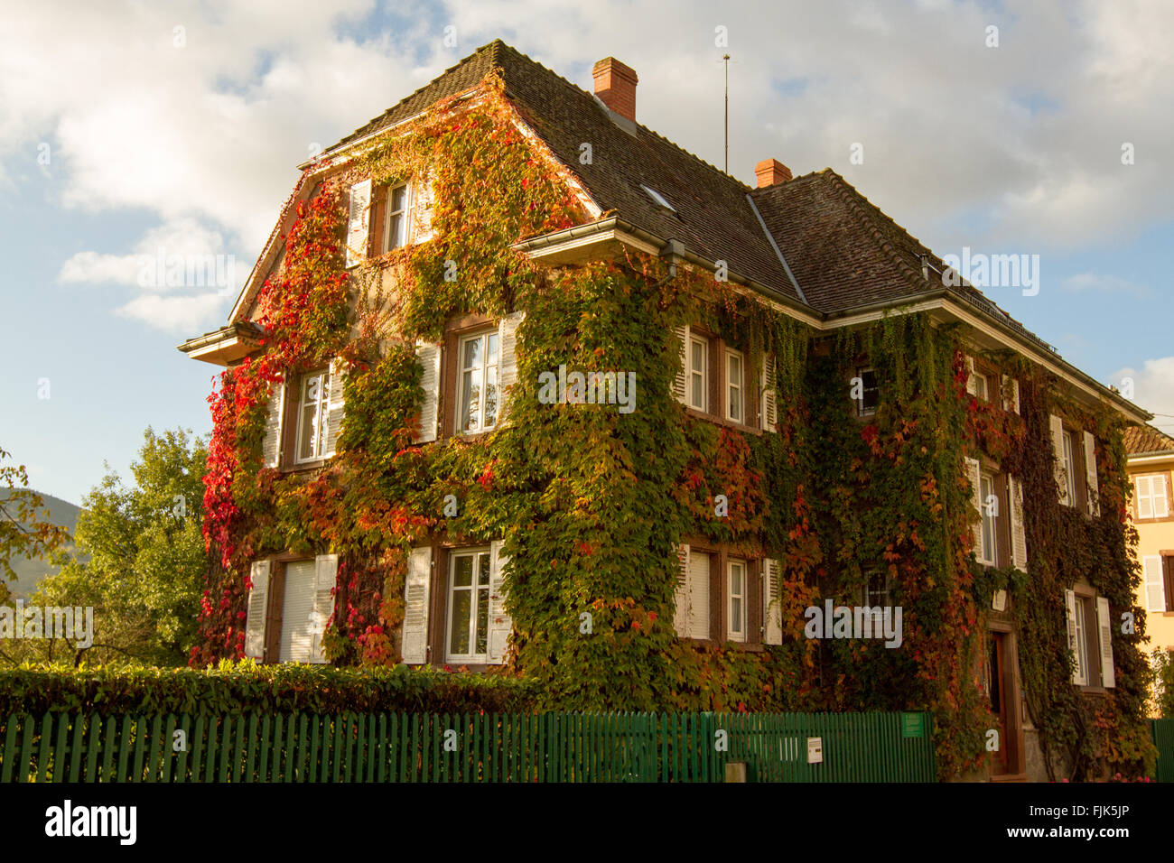 The house of Dr Albert Schweitzer in Gunsbach Munster Valley Alsace ...