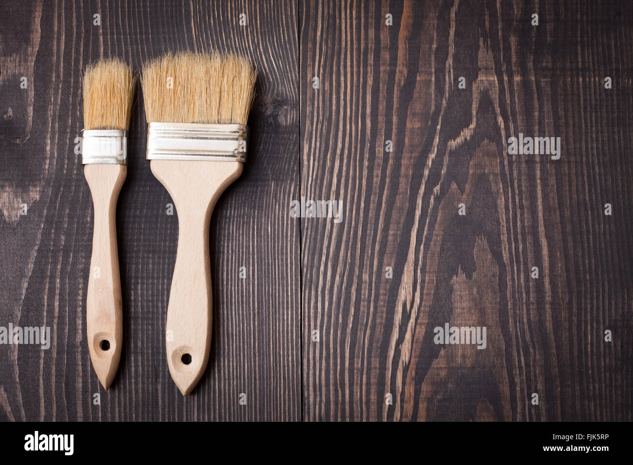 Two paint brushes on hi-res stock photography and images - Alamy