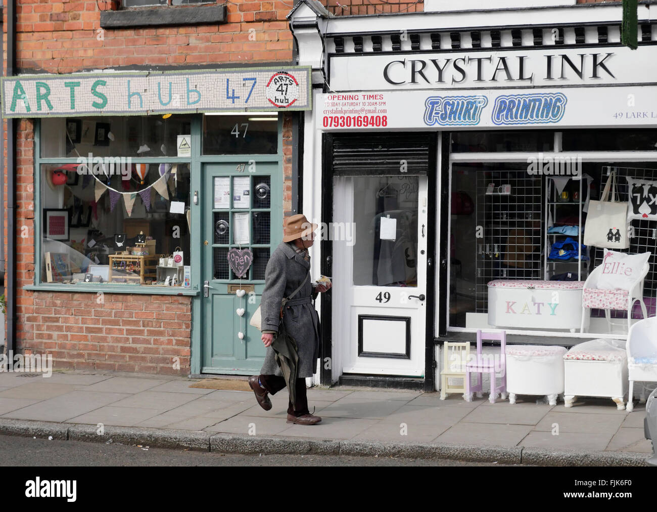Lark Lane Liverpool.England UK. A street in Liverpool famous for its ...