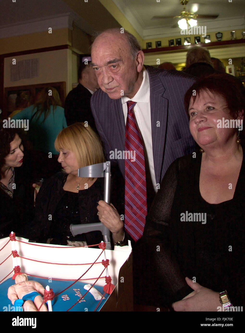 Former gangland boss Eddie Richardson celebrates his 80th birthday with ...