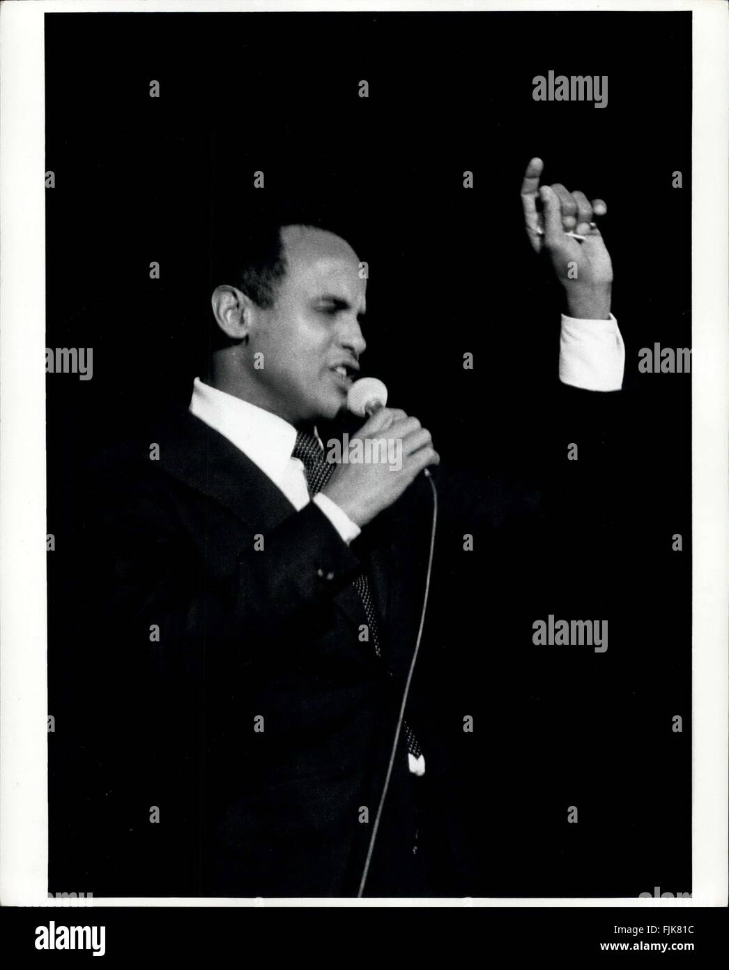 1966 - Harry Belafonte; Pop Singer (Credit Image: © Keystone Pictures ...