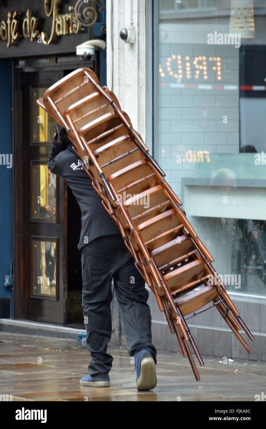 Carry chairs hi-res stock photography and images - Alamy
