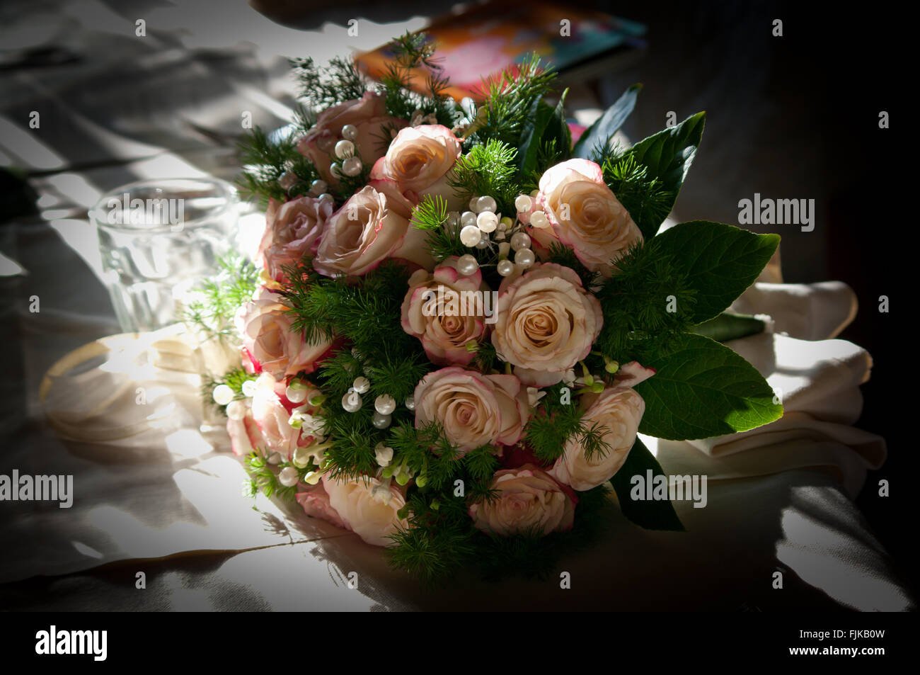 a beautiful bouquet of roses brightens your best day Stock Photo - Alamy