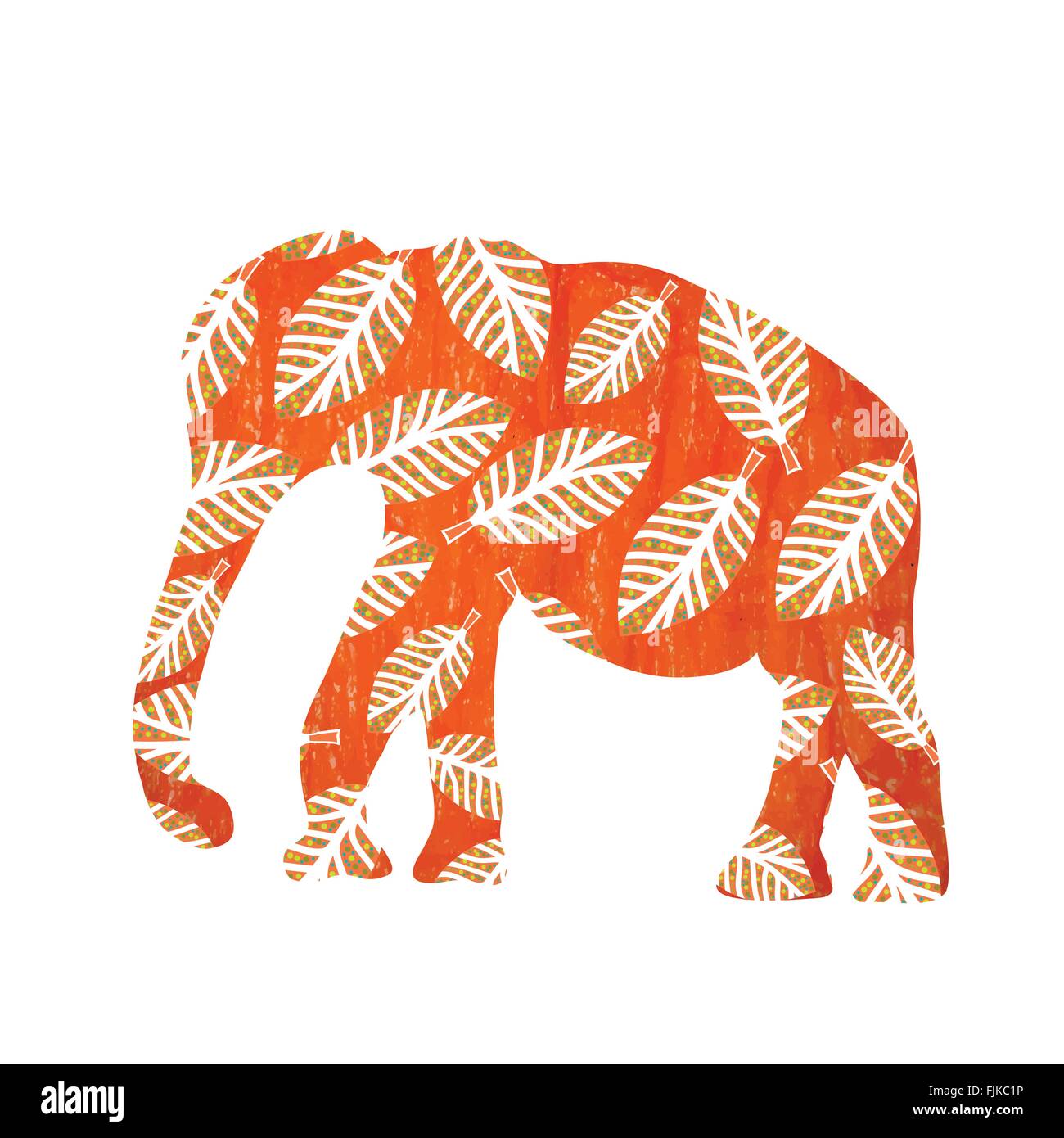 Cartoon elephant silhouette hi-res stock photography and images - Alamy