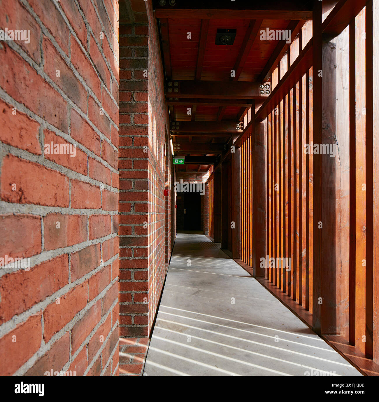 Red brick timber cladding exterior hi-res stock photography and images ...