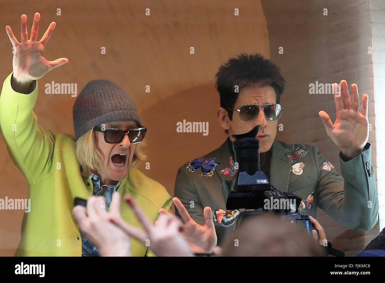 Ben Stiller and Owen Wilson, in the role of Derek Zoolander and Hansel ...