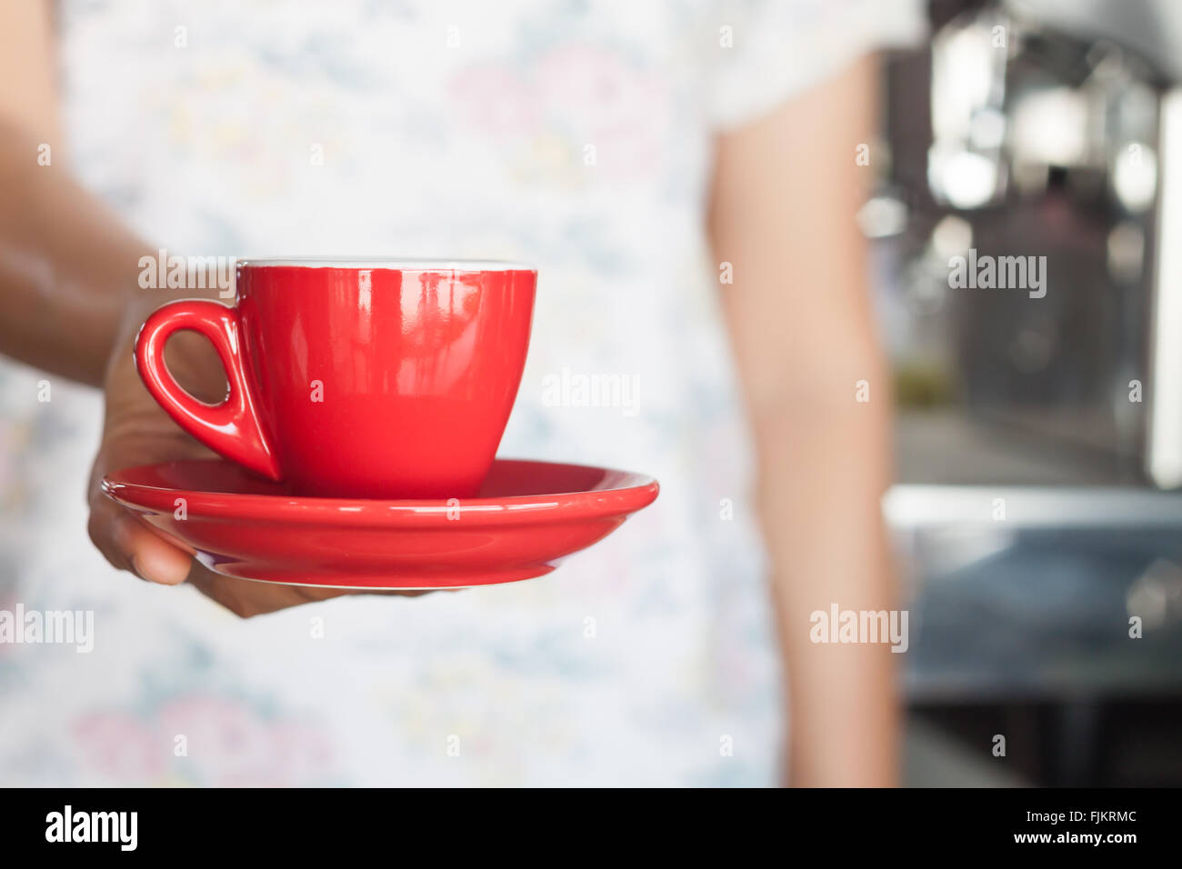 Womans hand cup coffee hi-res stock photography and images - Alamy