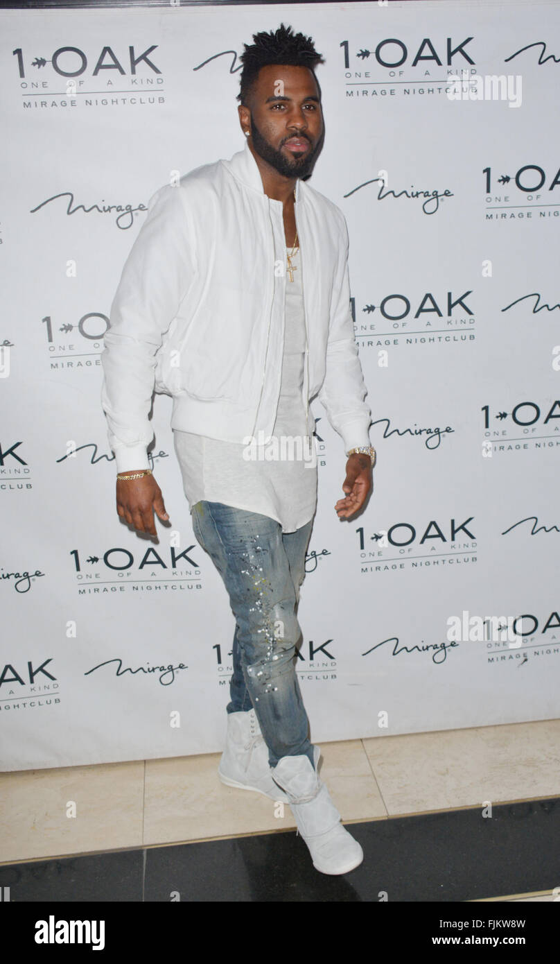 Las Vegas, Nevada, USA. 3rd Mar, 2016. Hip-Hop artist Jason Derulo ...