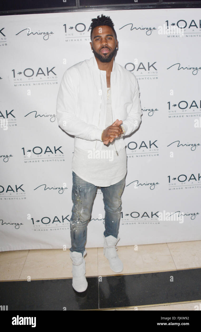 Las Vegas, Nevada, USA. 3rd Mar, 2016. Hip-Hop artist Jason Derulo ...