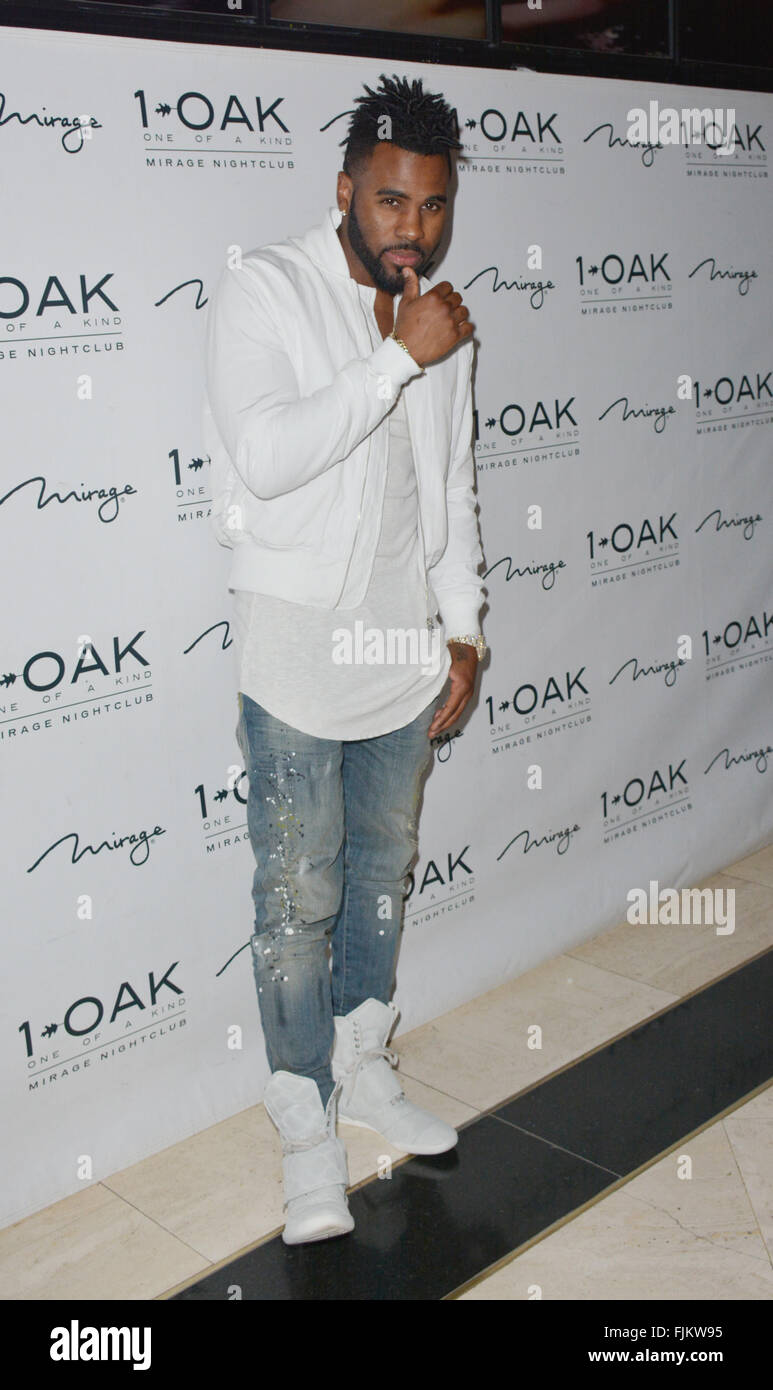Las Vegas, Nevada, USA. 3rd Mar, 2016. Hip-Hop artist Jason Derulo ...