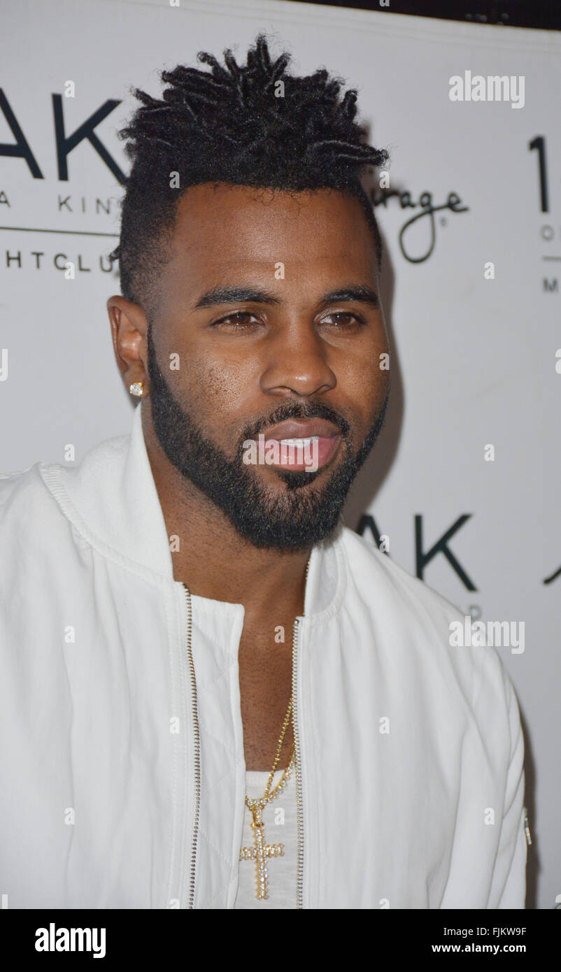 Las Vegas, Nevada, USA. 3rd Mar, 2016. Hip-Hop artist Jason Derulo ...