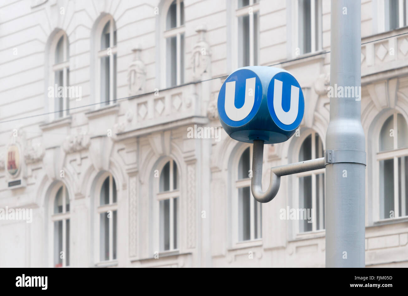 Austria train station sign hi-res stock photography and images - Alamy