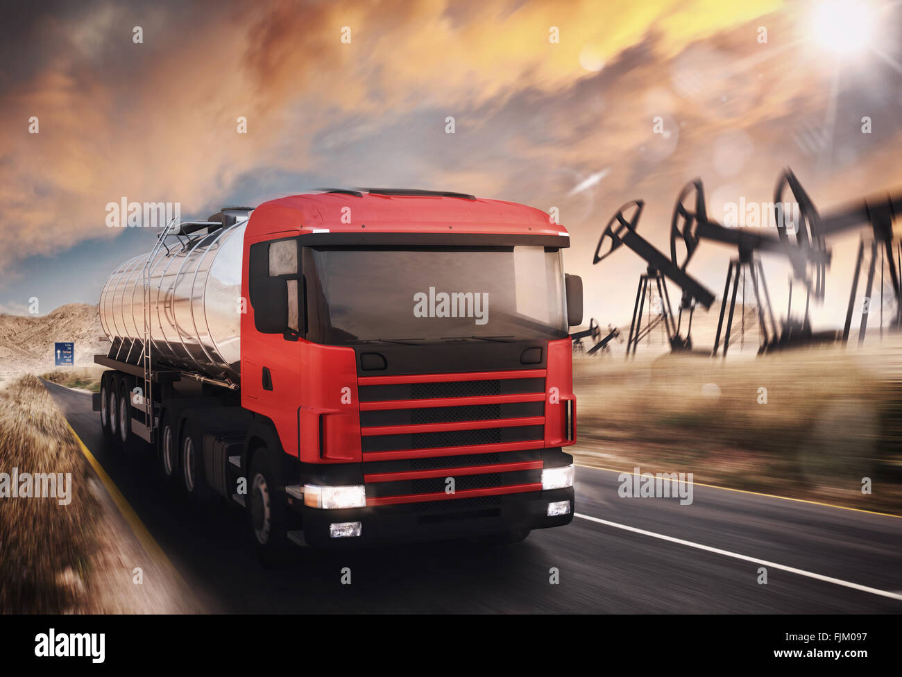 Truck transport export cargo hi-res stock photography and images - Alamy