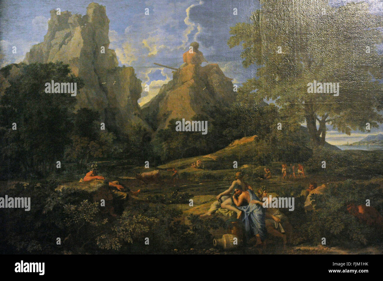 Nicolas Poussin (1594-1665). French painter. Landscape with Polyphemus ...