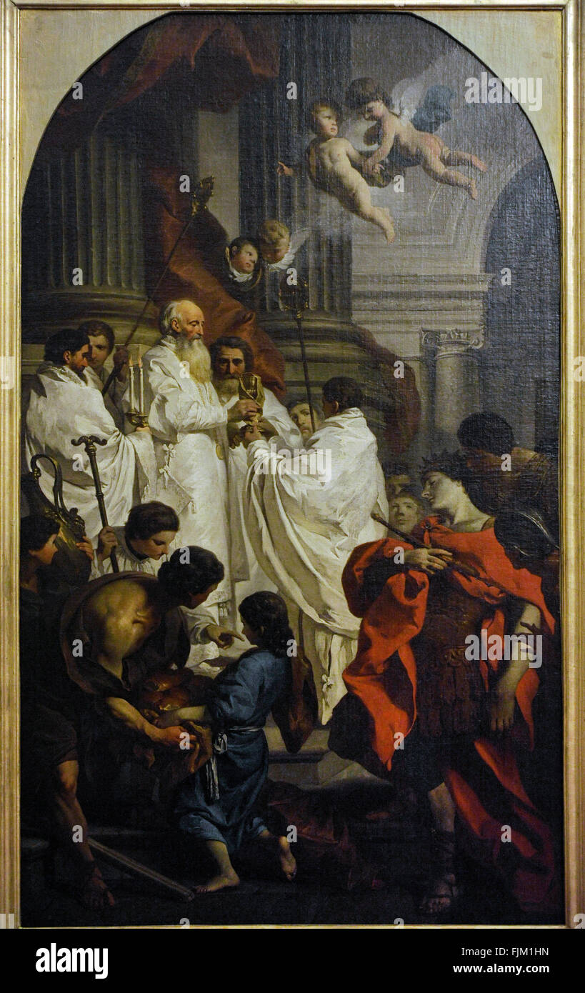 Emperor valens before bishop basil hi-res stock photography and images ...