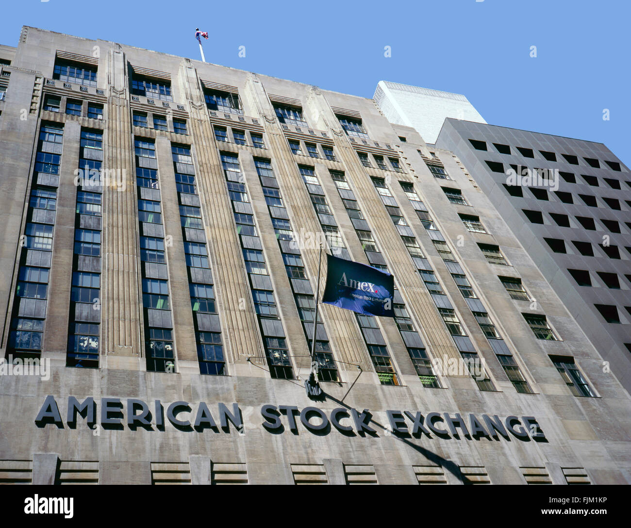NEW YORK CITY,U.S.A. -February 17, 1995: The American Stock Exchange in ...