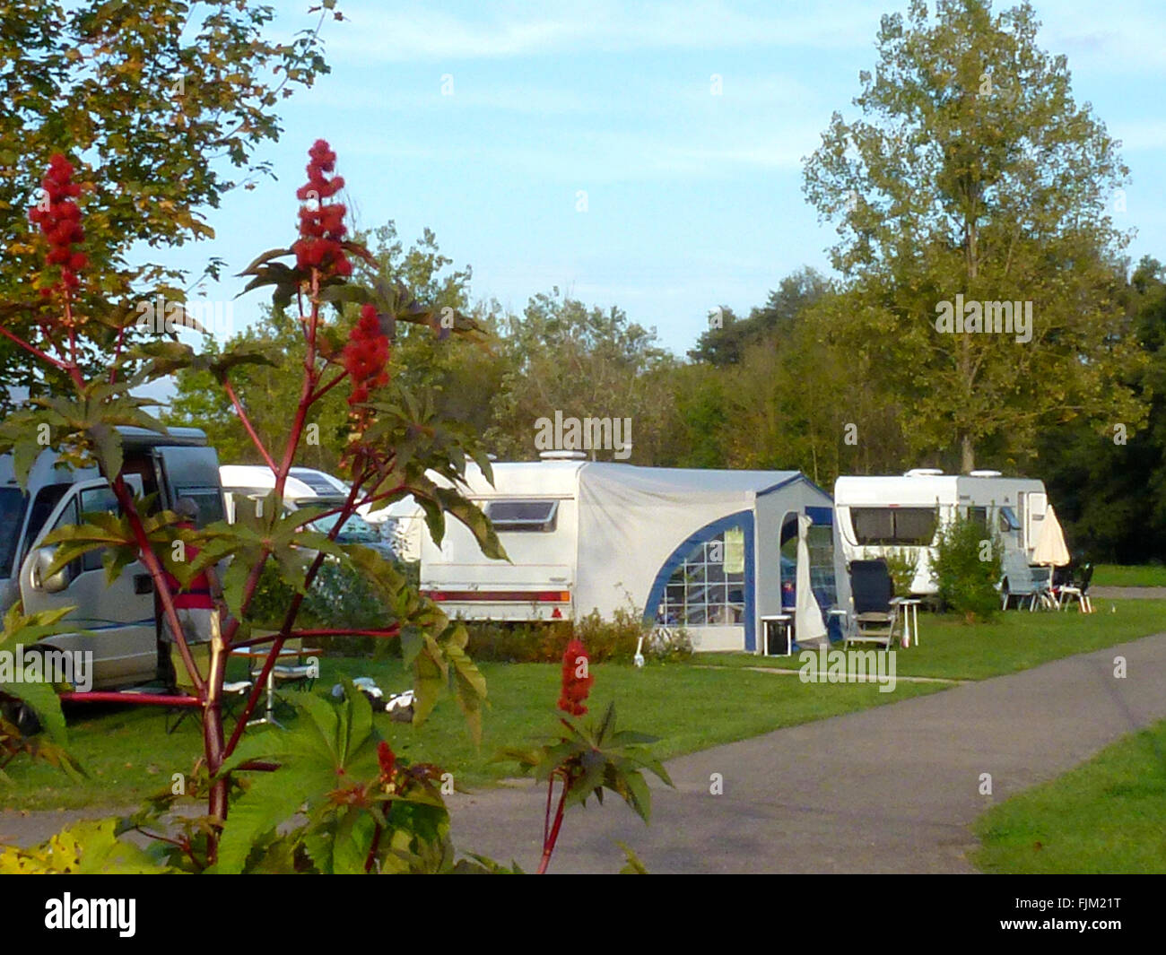 Camping france caravans hi-res stock photography and images - Alamy