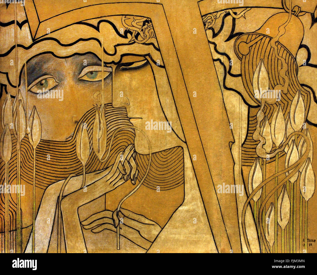 Desire and Satisfaction by Jan Toorop ( Johannes Theodorus ) 1858 ...