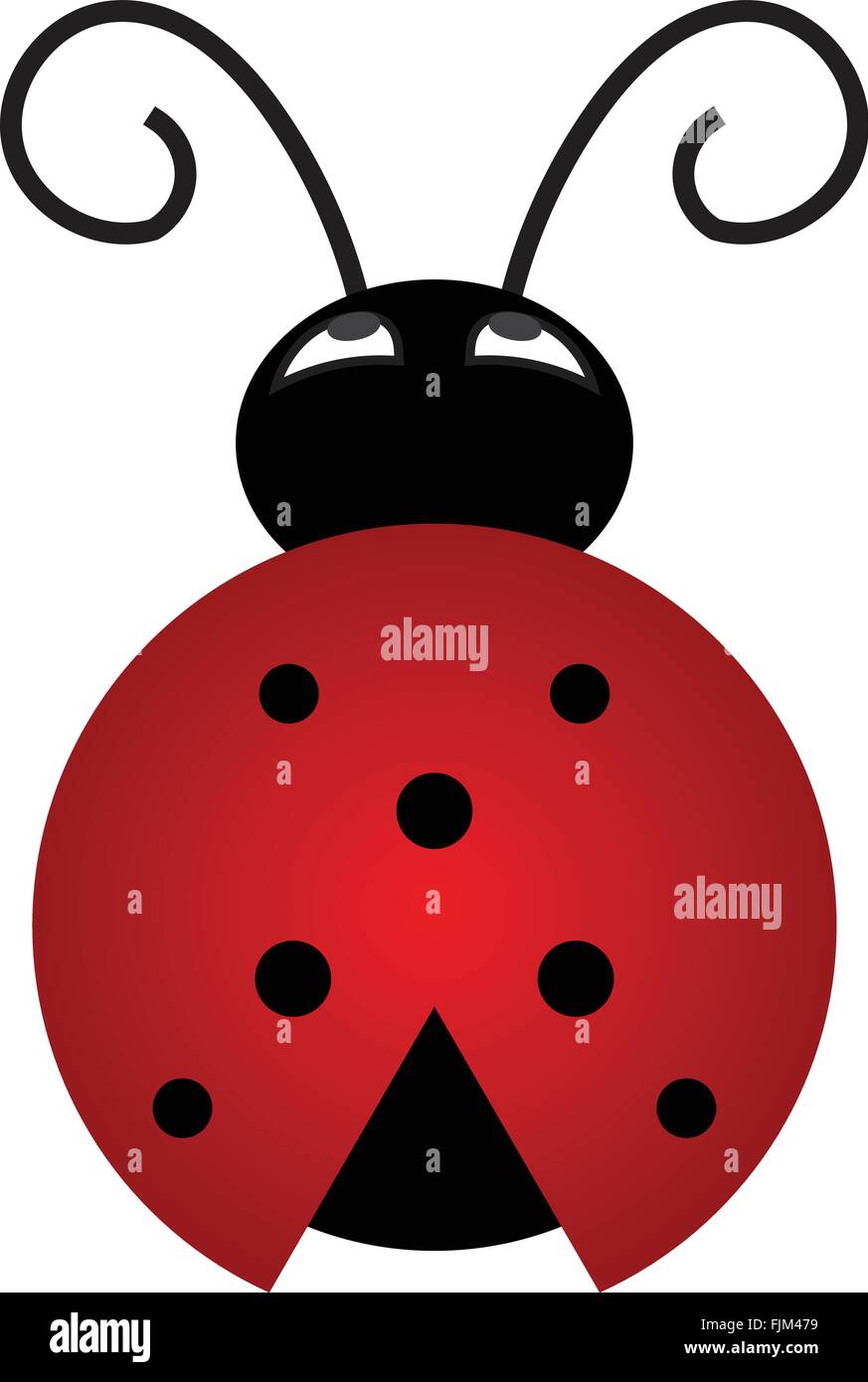 Ladybug vector vectors hi-res stock photography and images - Alamy