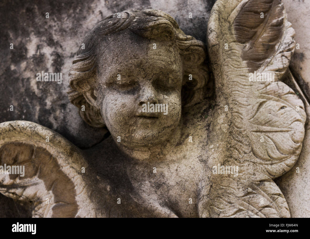 stone relief of an angel Stock Photo - Alamy