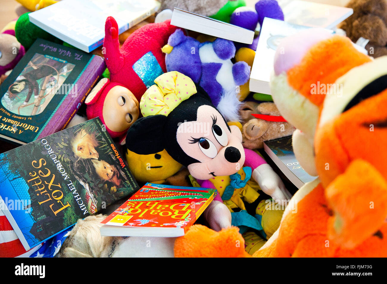 Toys and Books for World Book Day Stock Photo - Alamy