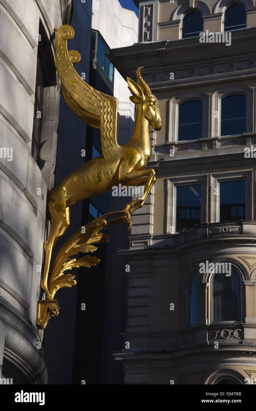 Springbok Statue,South Africa House,Trafalgar Square,London UK Stock ...