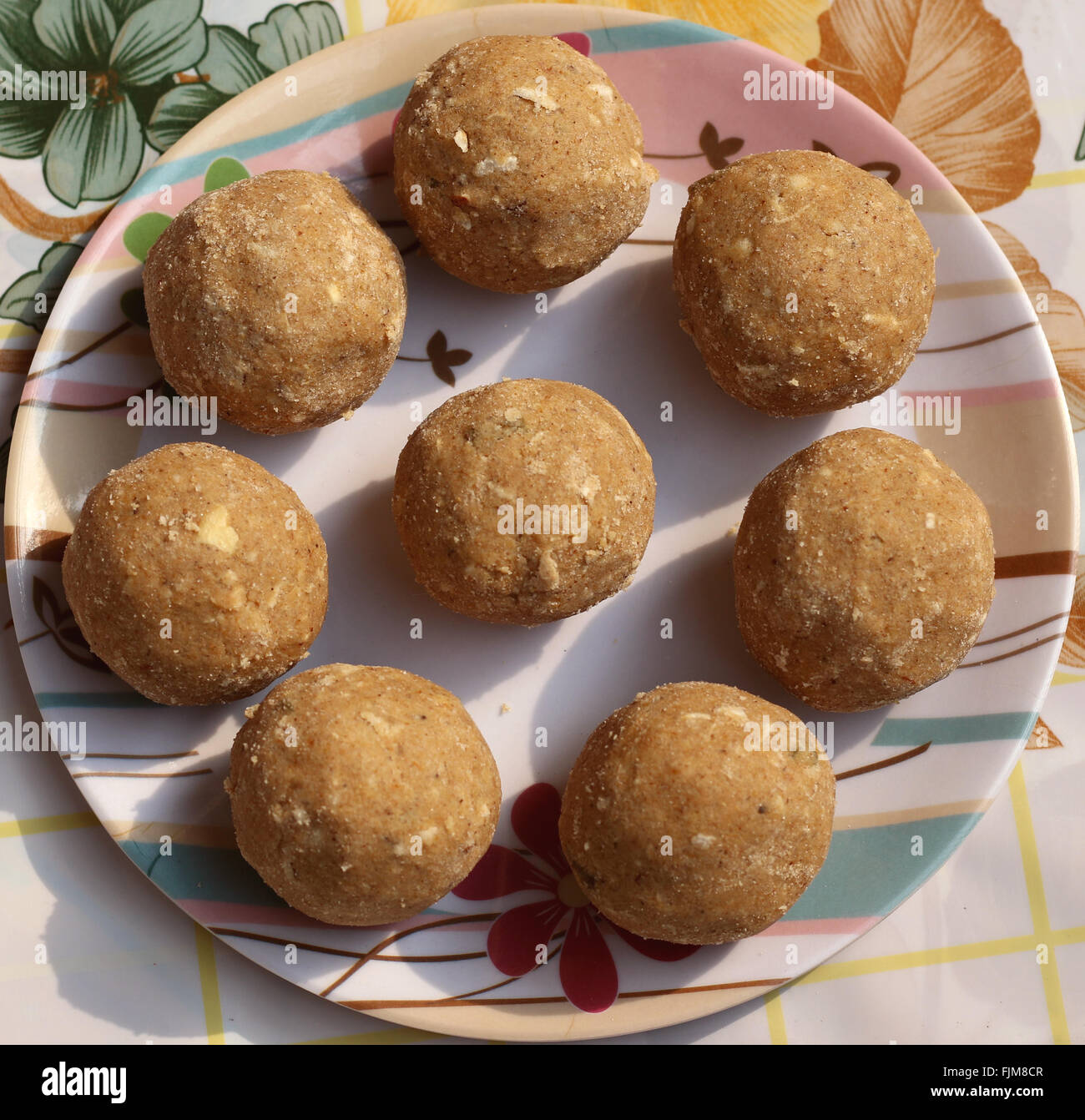 Traditional Indian pinni/ Dessert made with dry fruits Stock Photo - Alamy