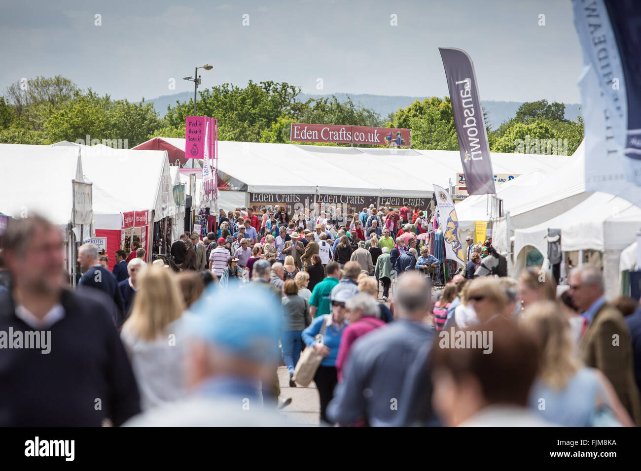 Devon county show busy crowds hi-res stock photography and images - Alamy