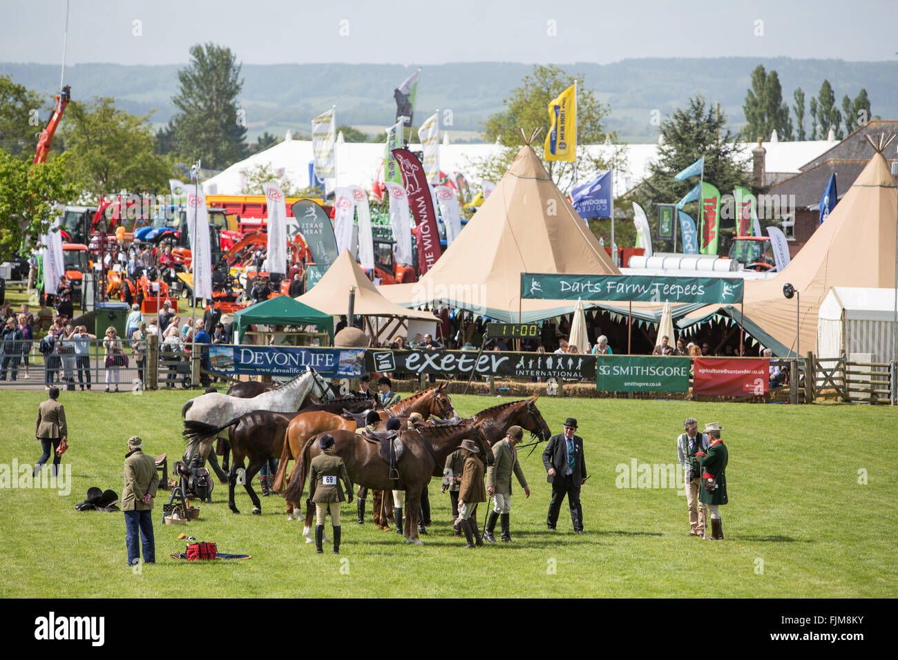 scenes from the Devon County show Stock Photo - Alamy