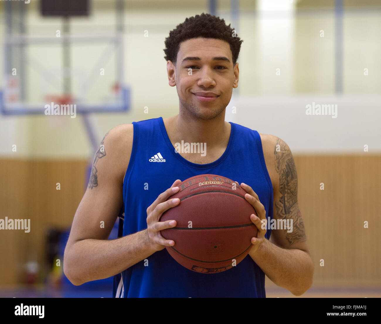 Berlin, Germany. 03rd Mar, 2016. The new signing to German Bundesliga ...
