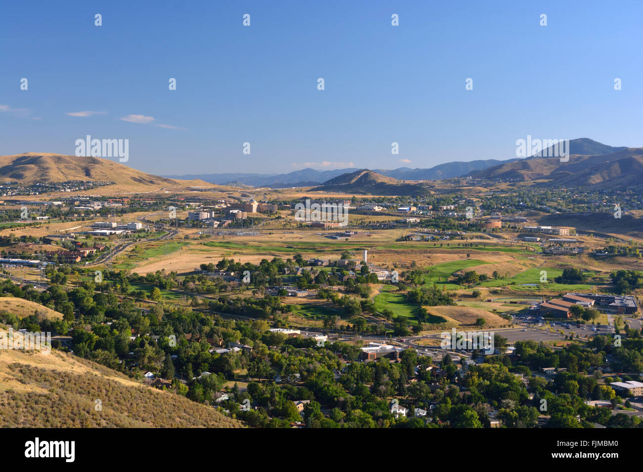 Golden colorado city hi-res stock photography and images - Alamy