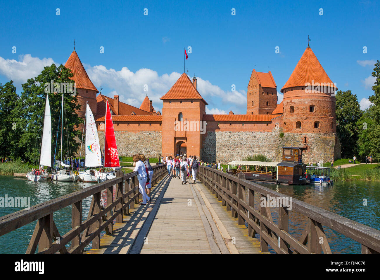 geography / travel, Lithuania, Trakai, Trakai Castle, Additional-Rights ...