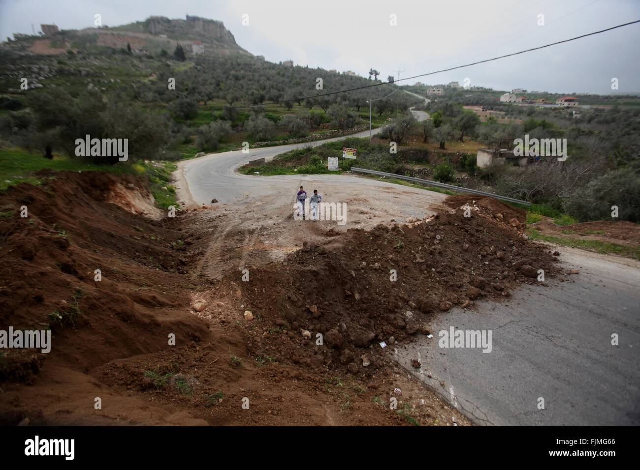 Nablus, West Bank, Palestinian Territory. 3rd Mar, 2016. Palestinians ...
