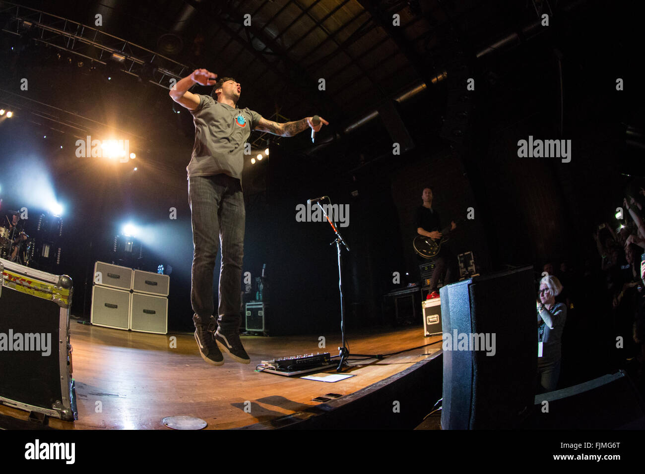 Milan Italy. 02th March 2016. The French-Canadian rock band SIMPLE PLAN ...