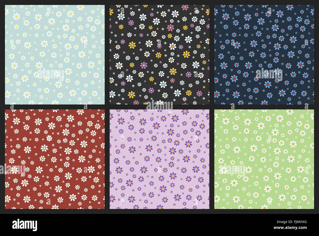 flower daisy pattern, chamomile pattern Stock Vector Image & Art - Alamy