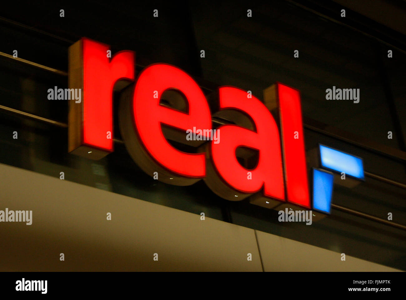 Real logo hi-res stock photography and images - Alamy