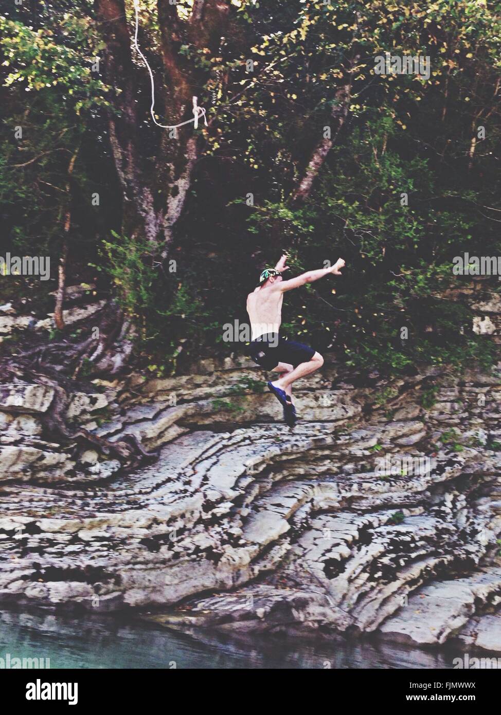 Man Jumping From Tree High Resolution Stock Photography and Images - Alamy